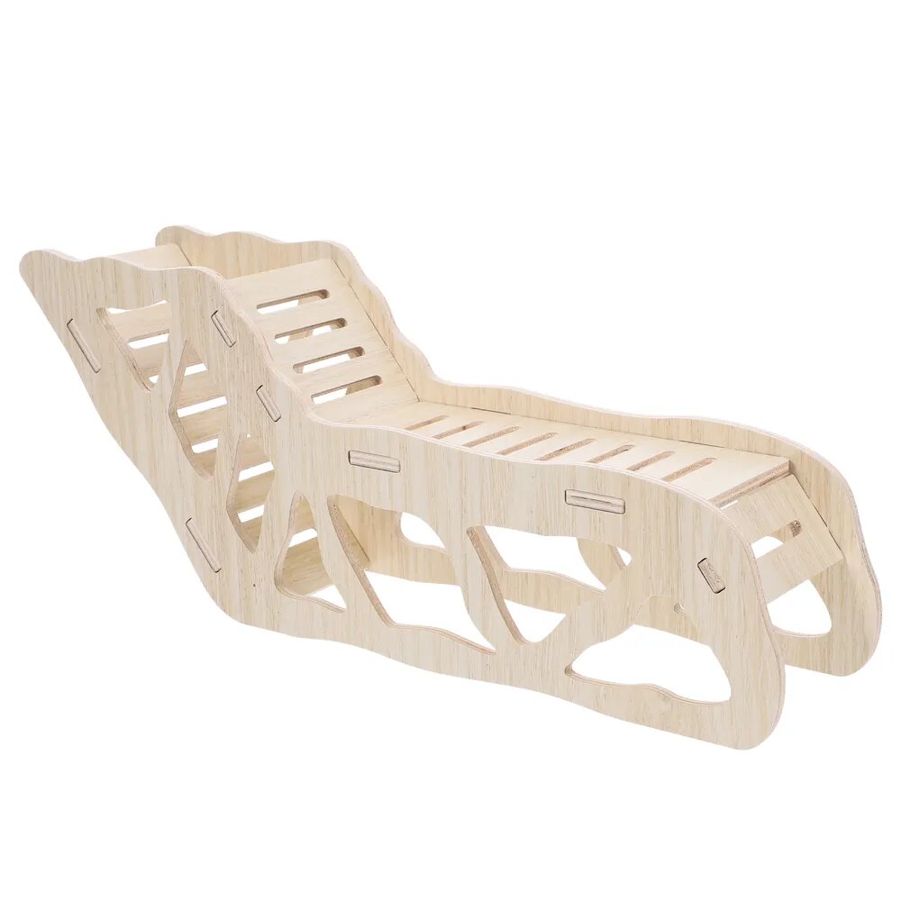 Клетка Для Хомяка С Лестницей И Норкой, Деревянная, 30.50X12.00X7.20Cm, 1 Шт