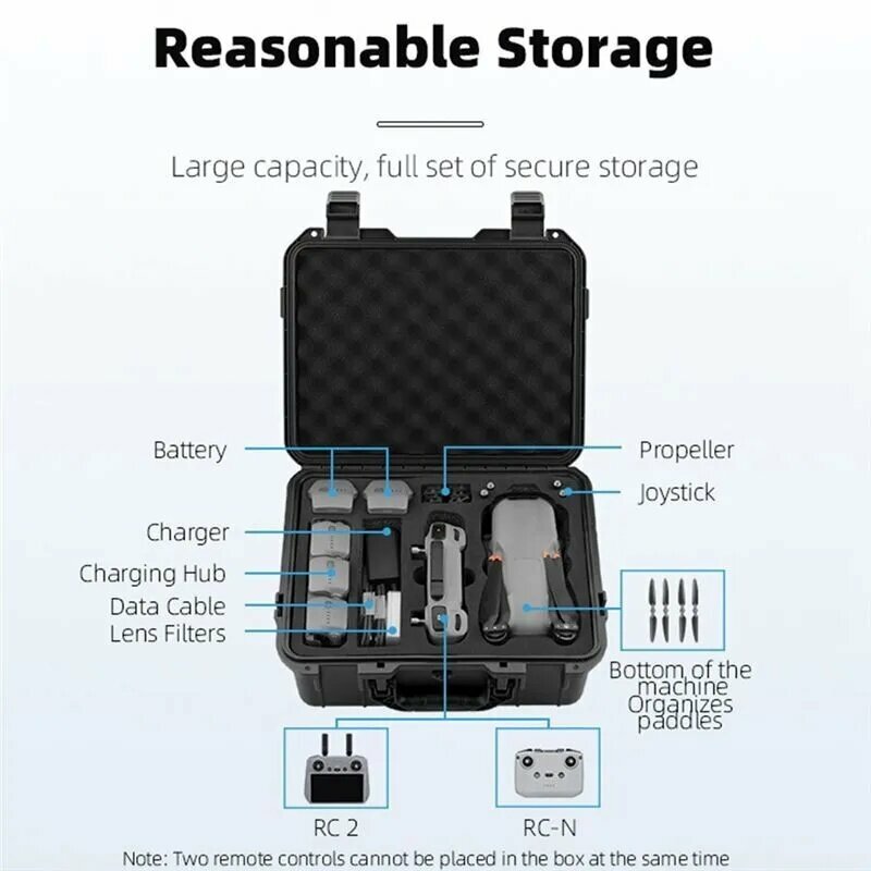 Для Air 3 Case Портативная портативная взрывозащищенная коробка для Box Чехол хранения аксессуаров