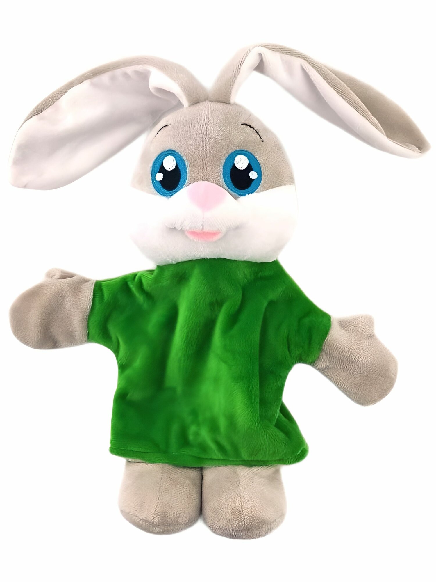 Кукла игрушка перчатка на руку для кукольного театра Зайка