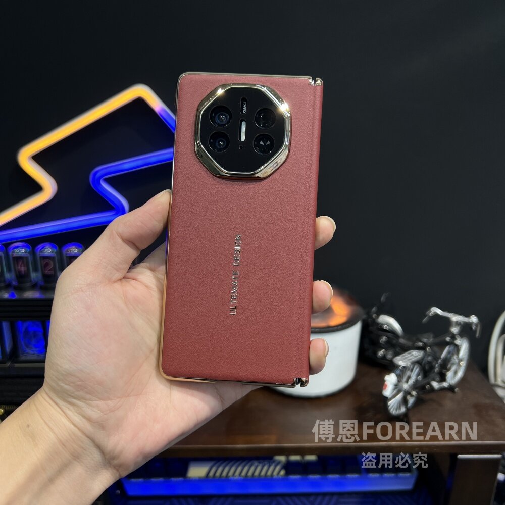 Чехол для Huawei Mate X3 Collector's Edition складного телефона с электрохромным шарниром, черный