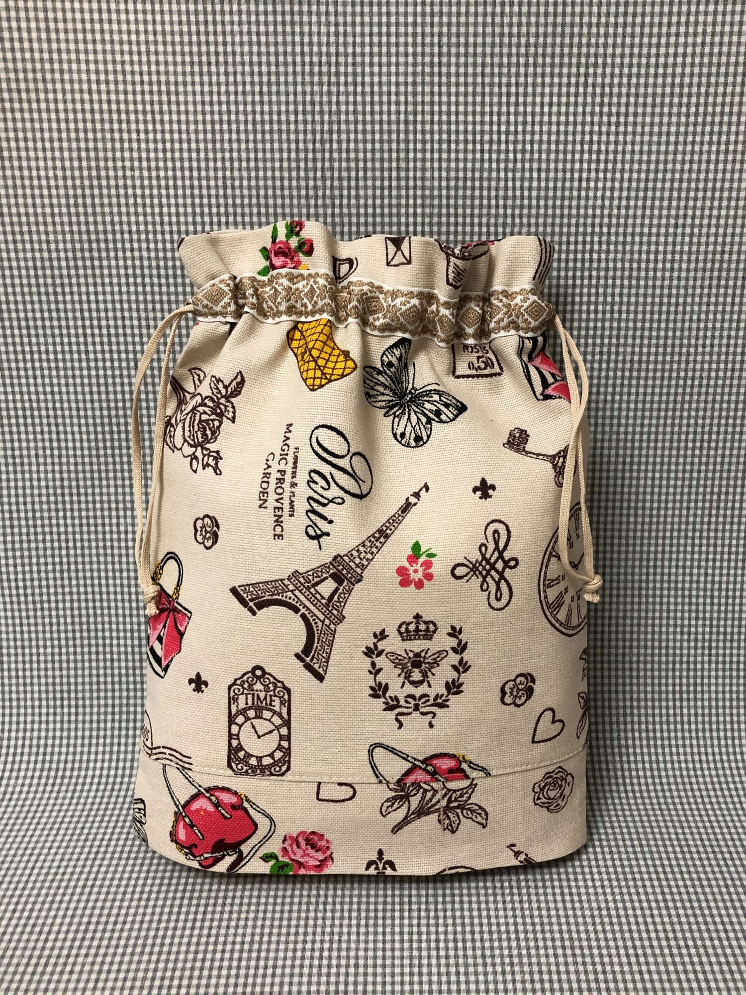 Мешочек из рогожки 22х29х5 см, цвет м1-2м, хлопковый, для упаковки и хранения