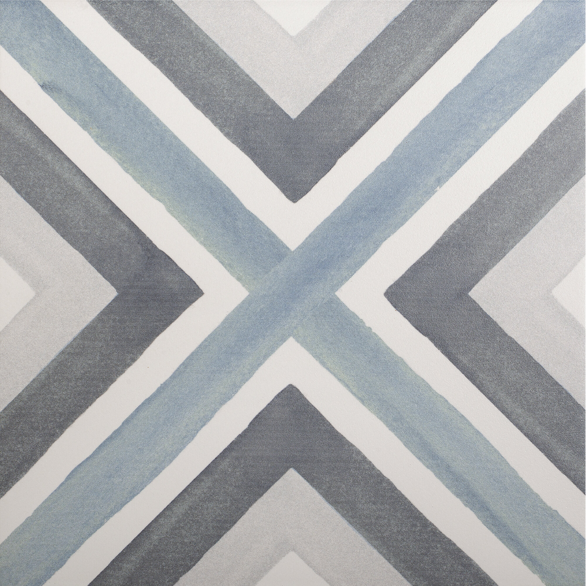 Керамический гранит STARO Artisan BLUE, геометрический эффект, матовая поверхность, синий (цена за 1 упаковку 0,706 м2)