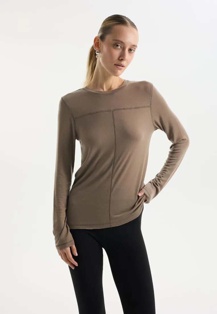 Лонгслив Lyocell & Wool