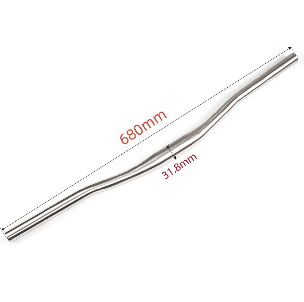 Титановый руль GR9 для MTB 31.8x680mm