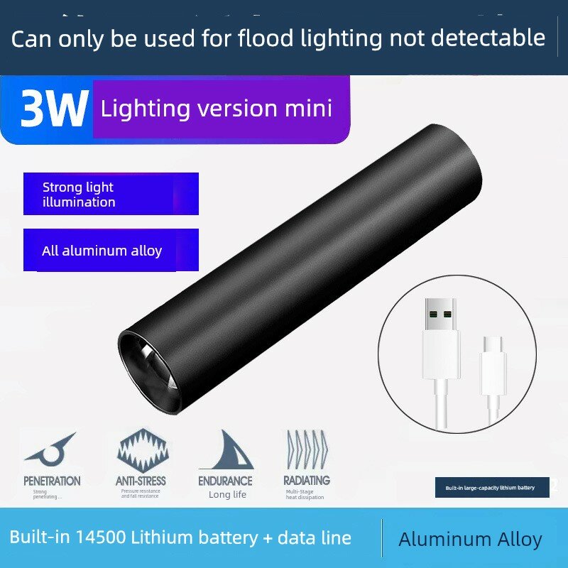 Лампа Уэллса для обнаружения грибка кошачьего туши, грибка мочи и других грибков; УФ-флуоресцентный фонарик; фиолетовый