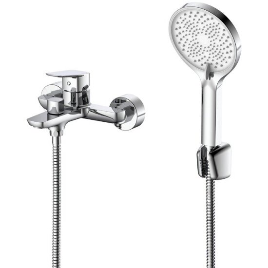 Смеситель для ванны DQ с душем Hamburg короткий излив хром (DA1743201)