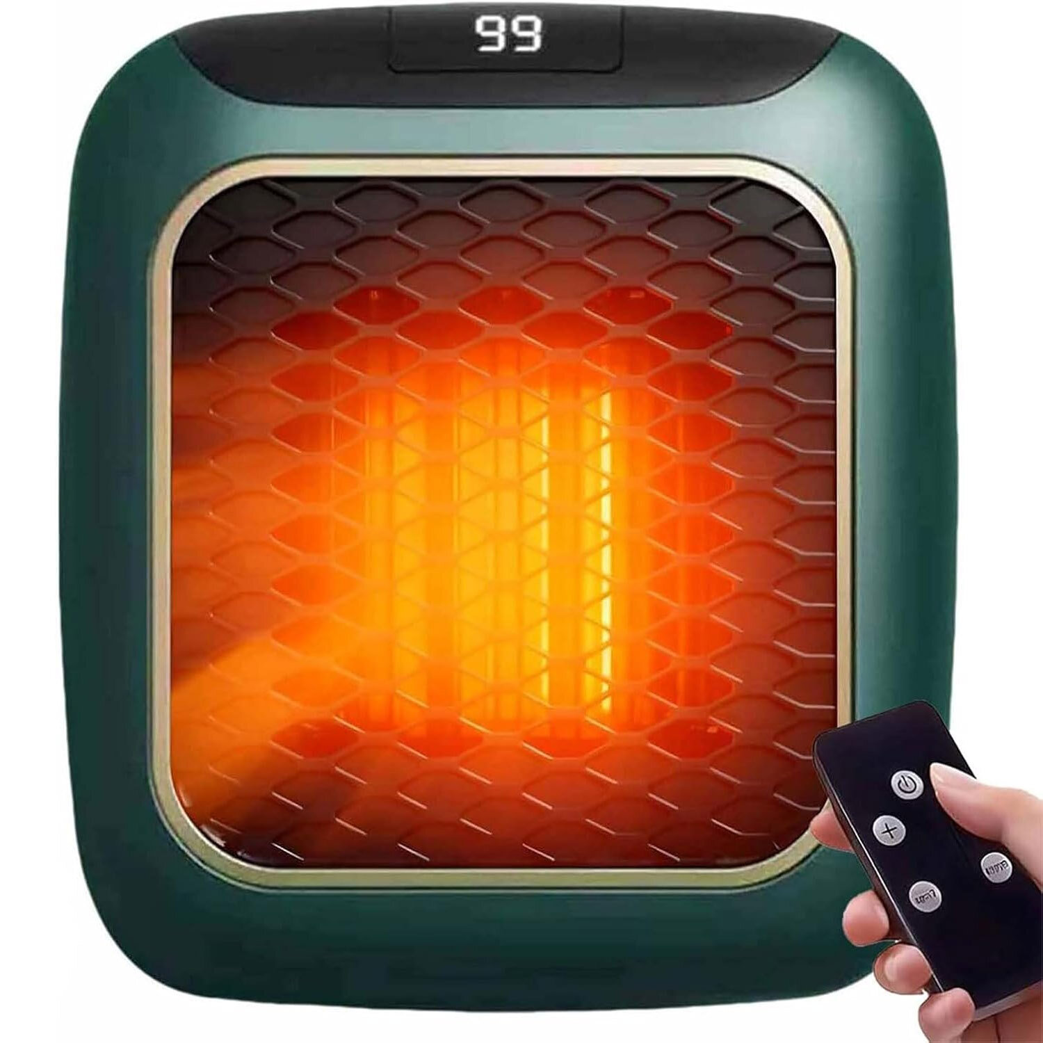 Электрический обогреватель для дома с подключением в розетку, настенный обогреватель для детей, настенное устройство для обогрева с прямым подключением, мини вентилятор-тепловоз с постоянной температурой, 800 Вт, серый, 16-32 градуса, механическое