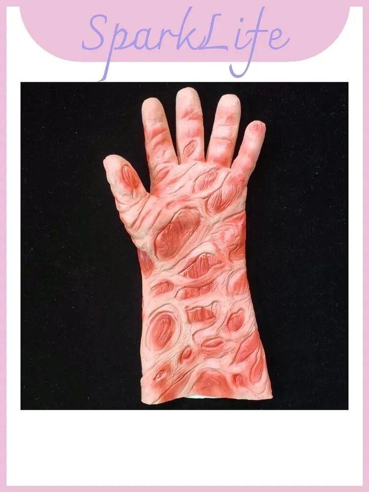 Набор маски и перчатки Фредди Кругер из латекса для взрослых