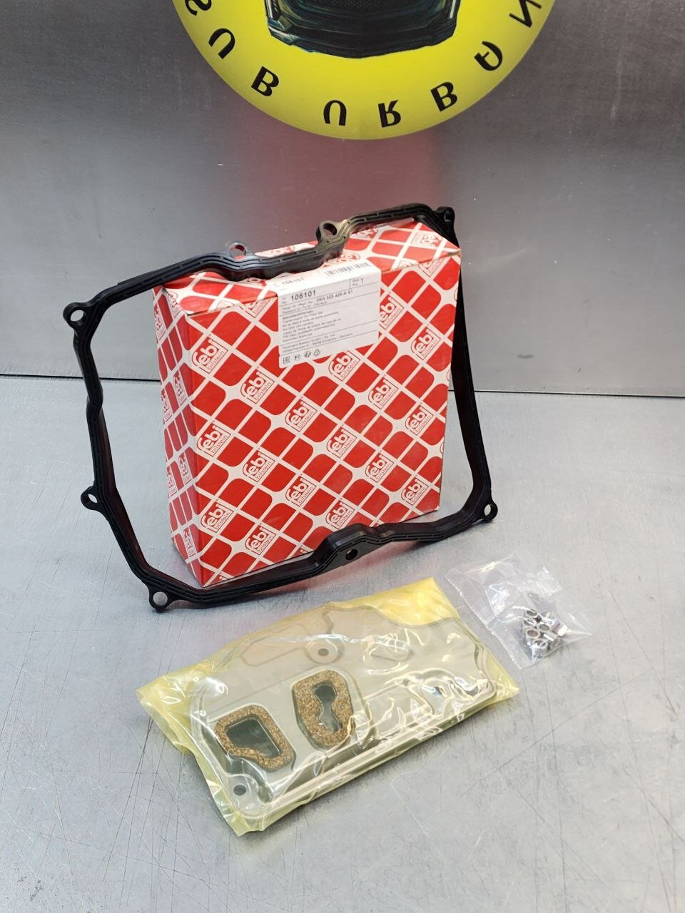 Фильтр АКПП + прокладка комплект, Фольксваген Пассат Гольф, Шкода Октавия Суперб, Febi 106101