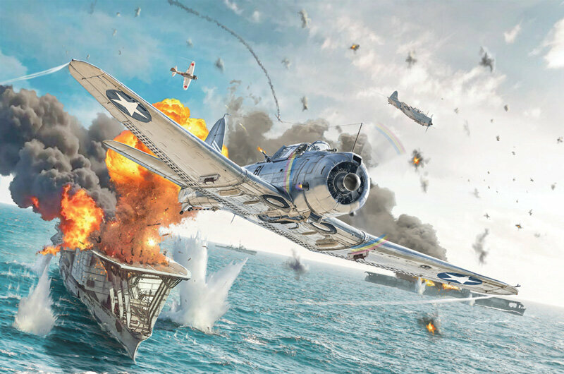 2841 Italeri Самолет SBD-3 Dauntless