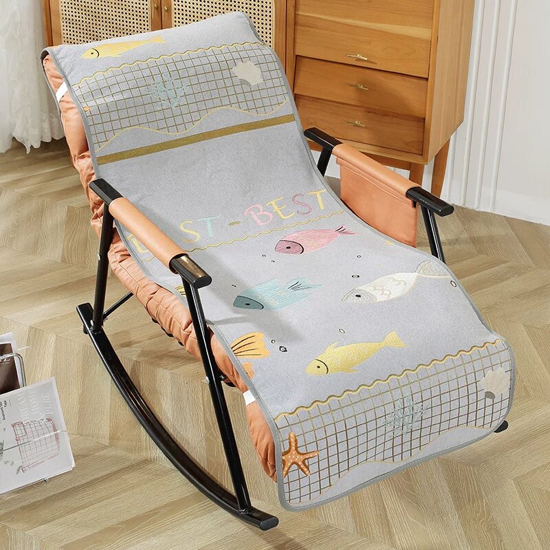 Кресло-качалка, специальная подушка, одиночный диван, четырехсезонный универсальный складной стул для отдыха, подушка