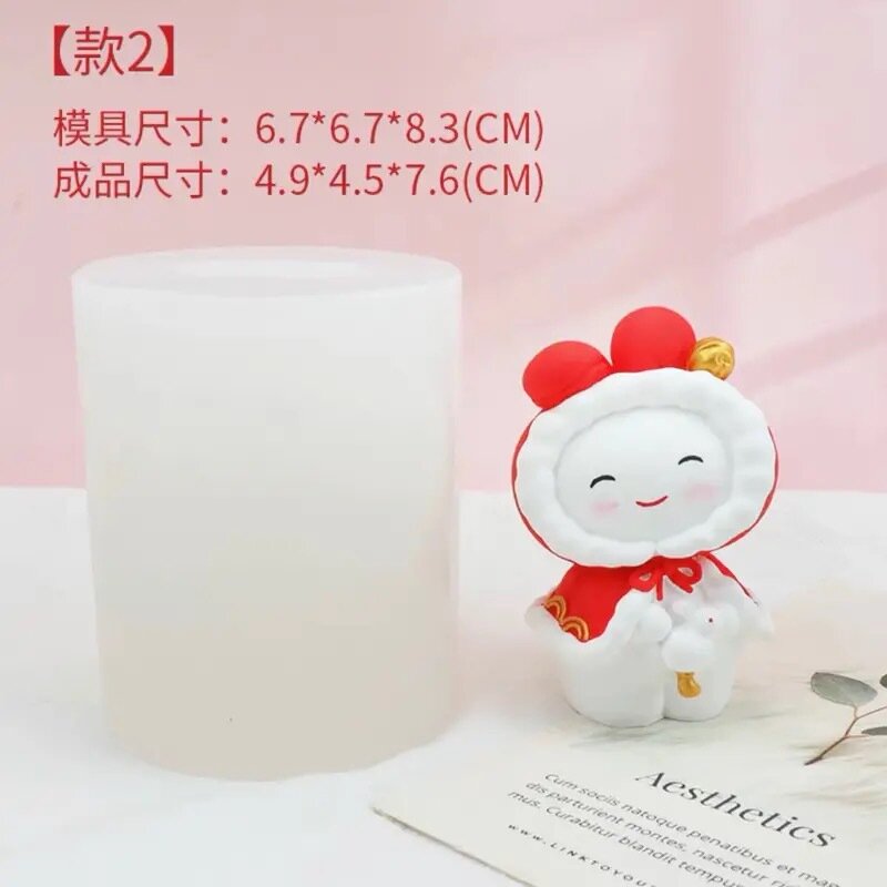 Скульптура из гипса «Удачный Заяц» для рисования детей 3D-фигурка белая основа