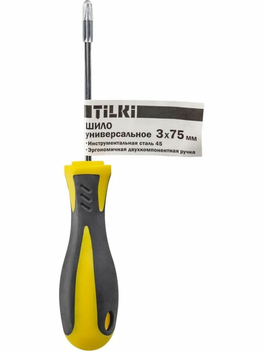 Шило TILKI 82 301 tht-sh01-3-75, универсальное, 3x75 мм 82301