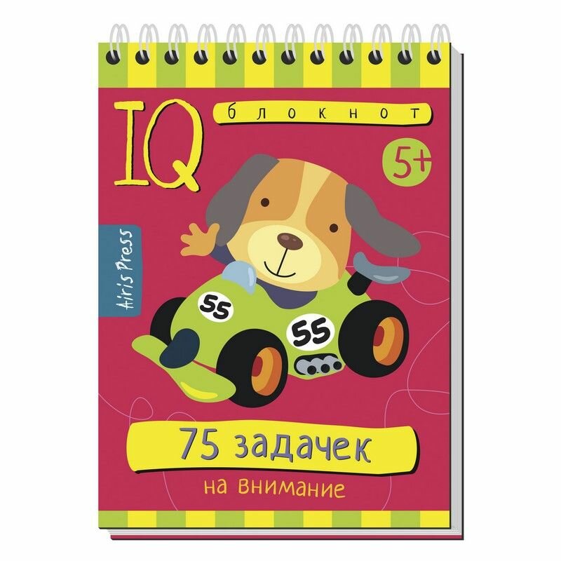 Книга "Умный блокнот. 75 задачек на внимание. Для детей от 5 лет"