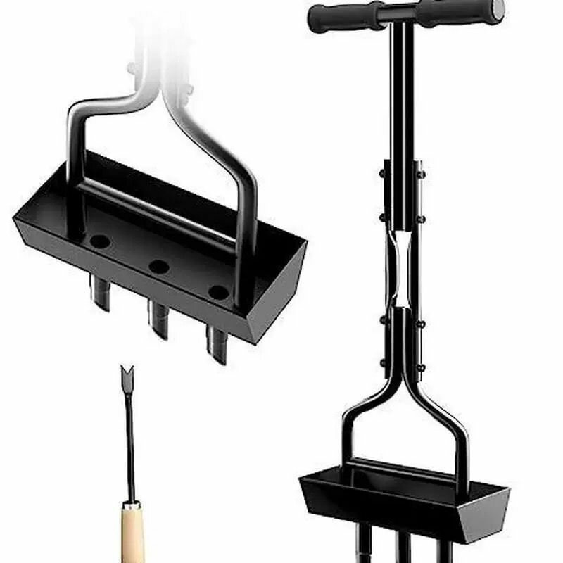 Ручной почвофрезер, почвенный переворачиватель, инструмент для внесения удобрений, газонный перфоратор, почвенный перфоратор, ручной инструмент для извлечения почвы