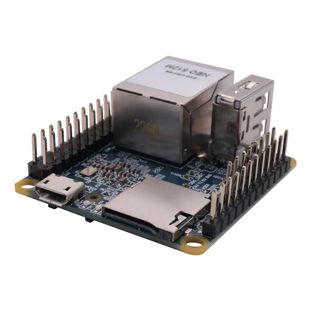 NanoPi NEO с открытым исходным кодом Allwinner H3 Devel плата Ethernet Micro USB microSD