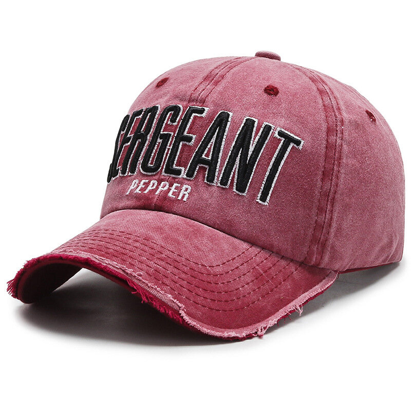 DIY Джинсовая бейсболка унисекс весенняя защита от солнца старенная разорванная / B-122