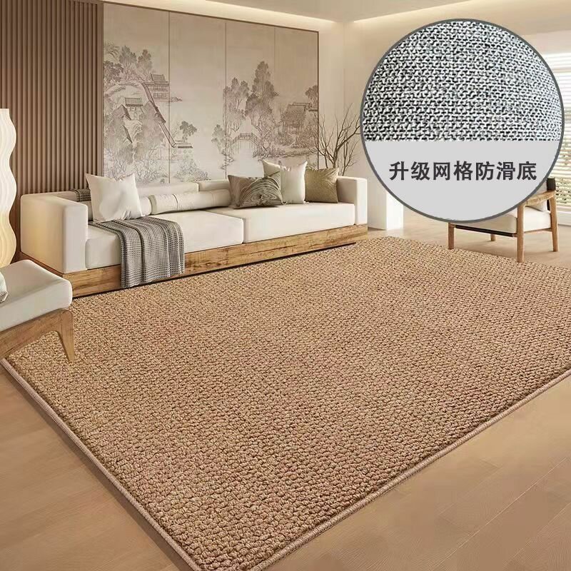 Имитация сизалевого ковра для гостиной, однотонный ананасовый петлевой ковер, фотостудия, диван, спальня, прикроватный коврик, ковер, устойчивый к кошкам