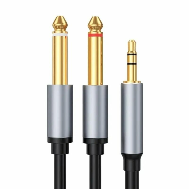 Аудиокабель USB Type-C/USB 1.1, 3 м, черный