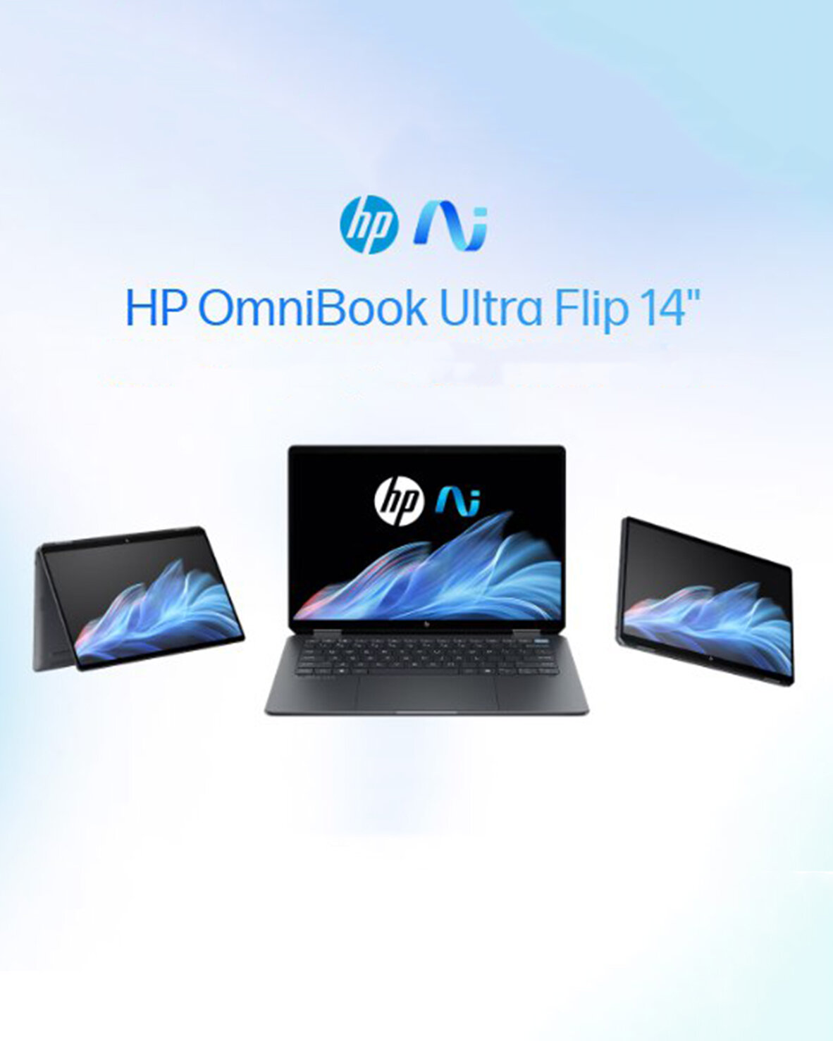 Ноутбук OmniBook Ultra Flip Ultra 9 288V, 32GB, 2TB, 3K, Eclipse gray