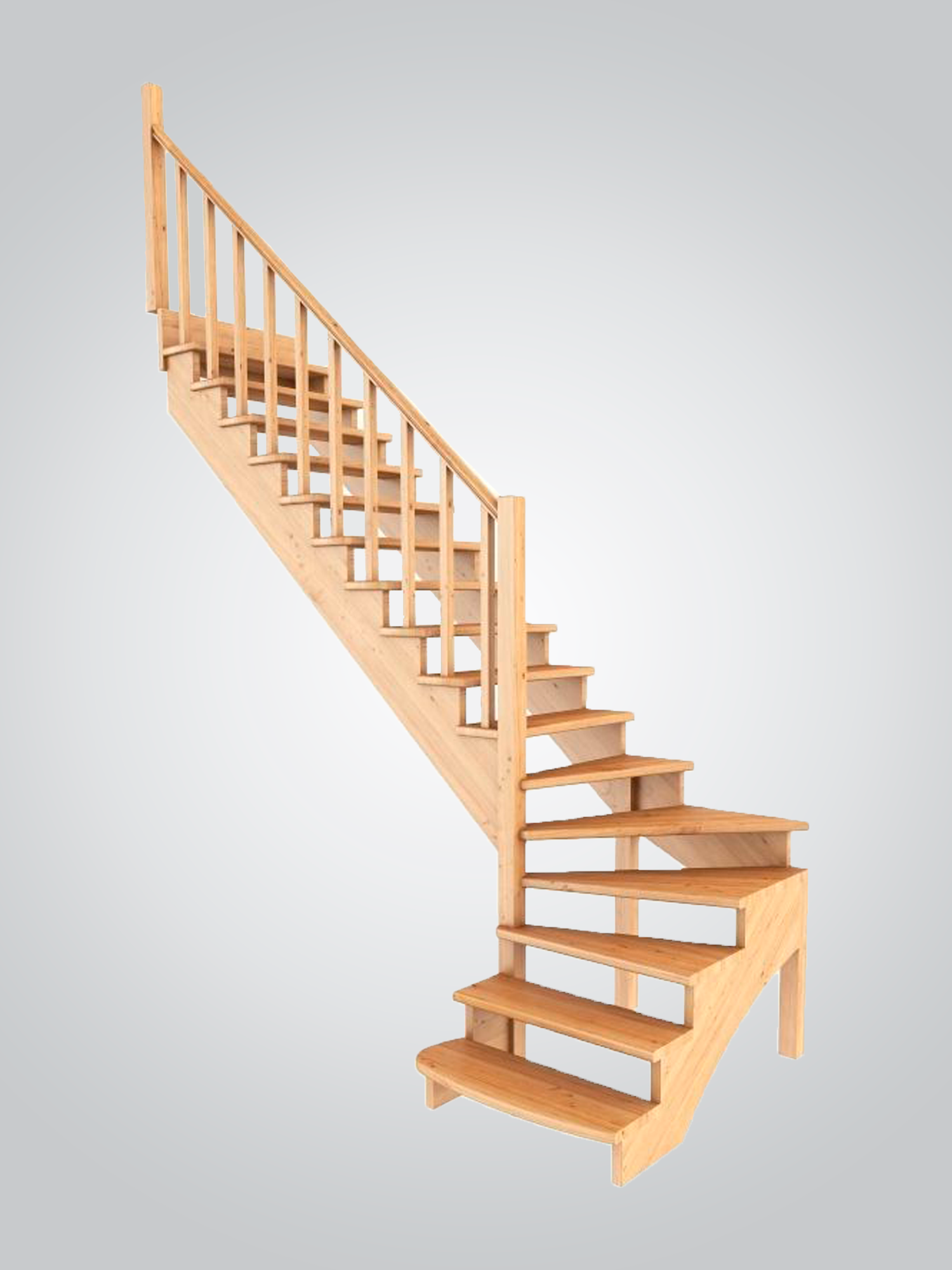 Лестница на второй этаж К-001м/5 Левая