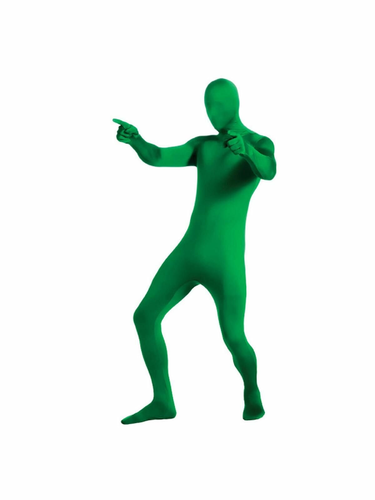Костюм-комбинезон "Исчезающий человек", Зеленый - 160cm