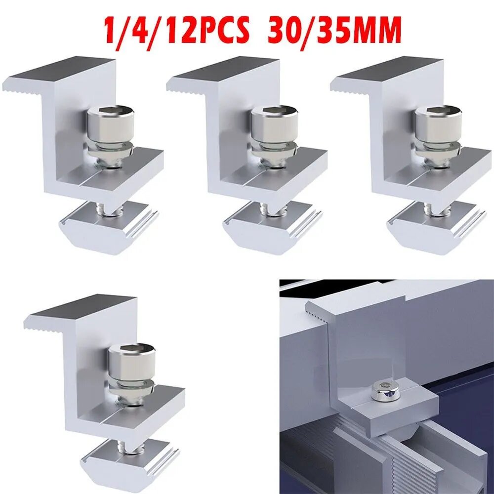 OZ-HAMY-Монтажный кронштейн для солнечной панели, фотоэлектрическая солнечная опора, широкий регулируемый кронштейн, зажим для панели для улучшения дома