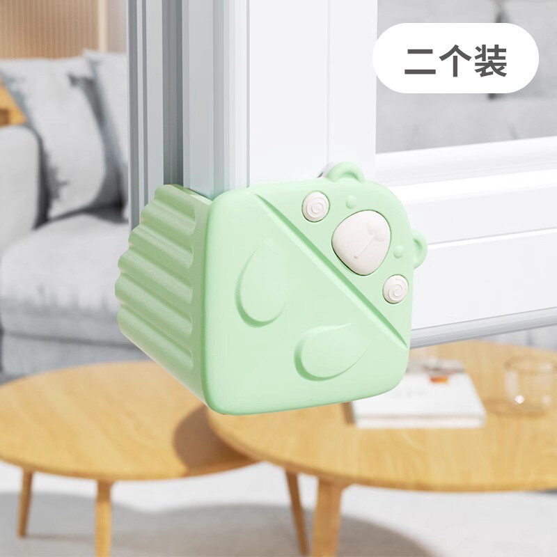 Бесплатная доставка, защитный уголок из алюминиевого сплава для дверей и окон, противоударный, для окон, открывающихся внутрь, силиконовый мягкий мост, защитное покрытие для алюминиевых окон, полное покрытие, прямой угол