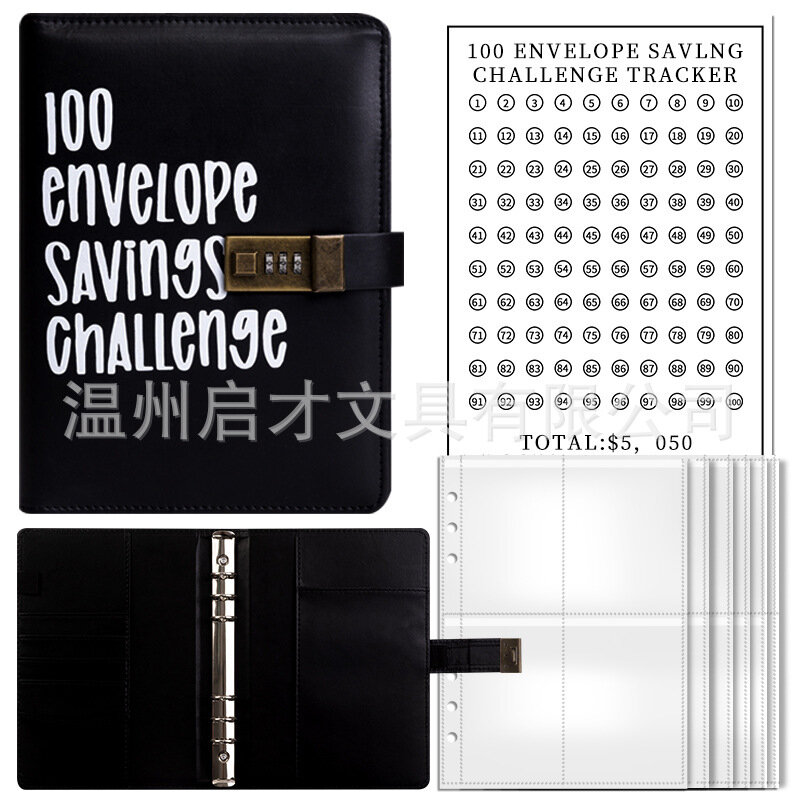 100-дневный конвертный челлендж для пар, планировщик экономии денег, планировщик паролей, настраиваемый