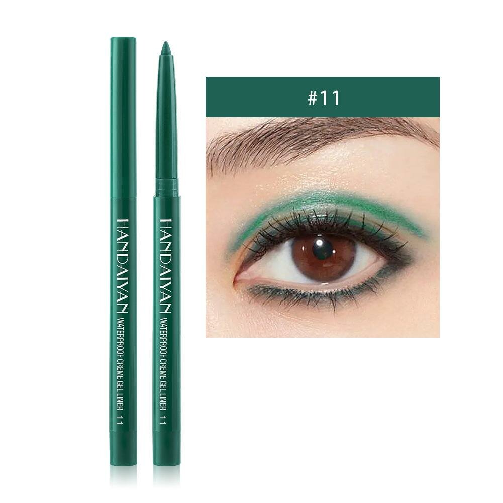 Подводка лайнер для глаз водостойкая цветная, фломастер Color Pen Eye Liner
