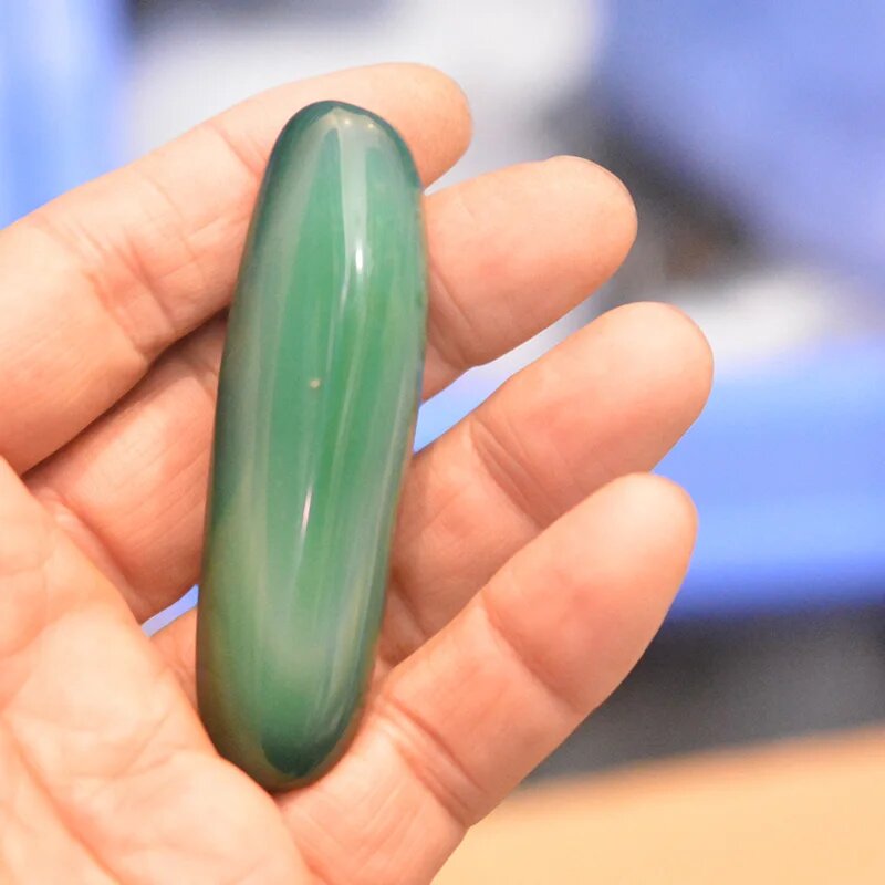 63 мм x 20 мм натуральный Гладкий Агат камень кварц Агат Камень для женщин ожерелье Подвески ручной работы Diy Ювелирные изделия своими руками