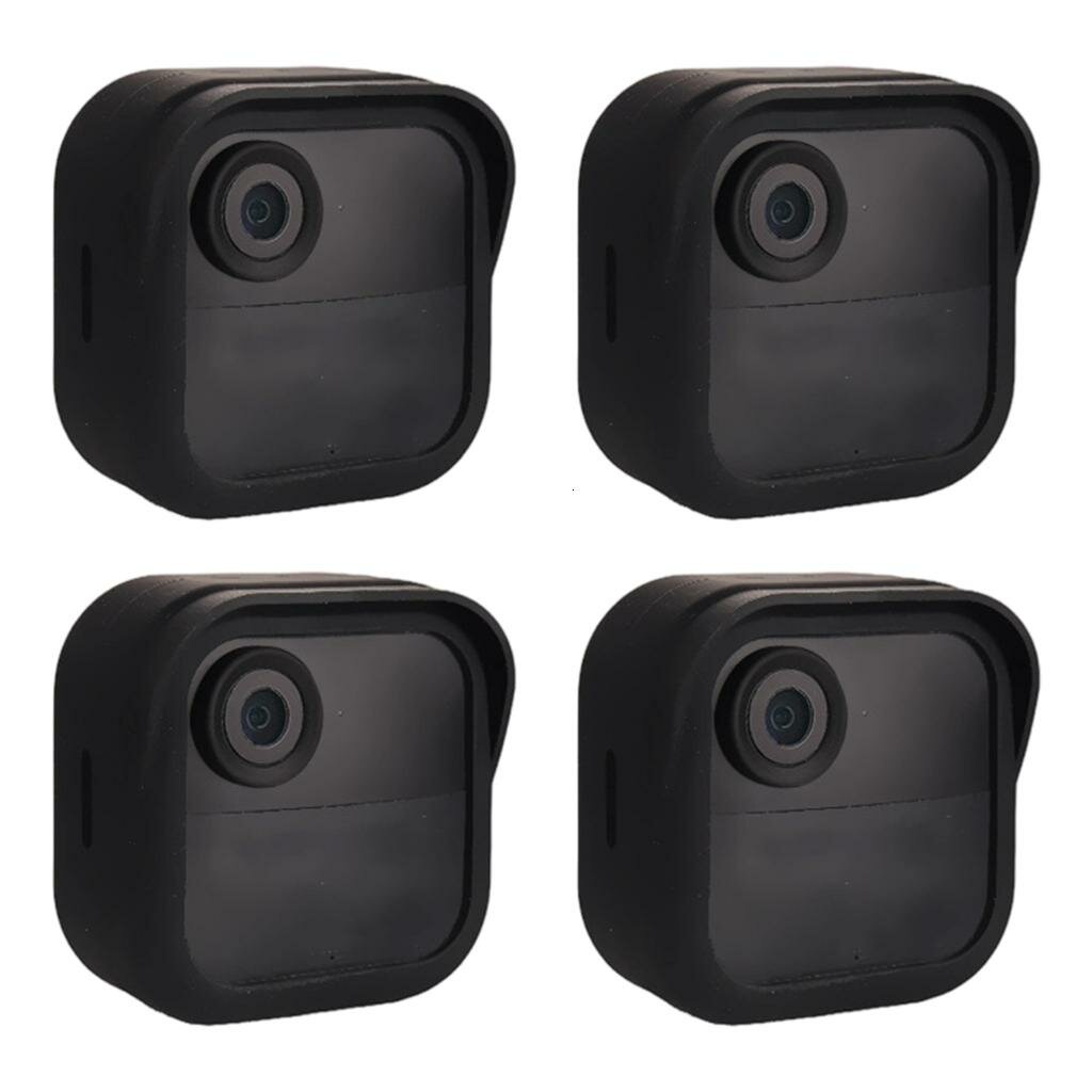 Силиконовый защитный чехол для 4 камер видеонаблюдения, Черный - 4 упаковки