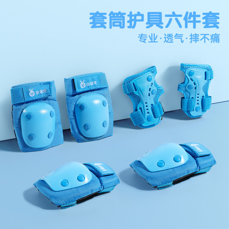 Детский спортивный велосипедный шлем Little Champion, самокат для катания на роликах, профессиональный для мальчиков и девочек, интегрированное защитное снаряжение