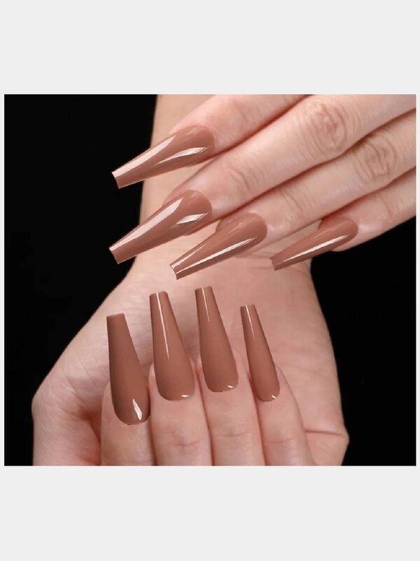Накладные ногти длинные Балерина