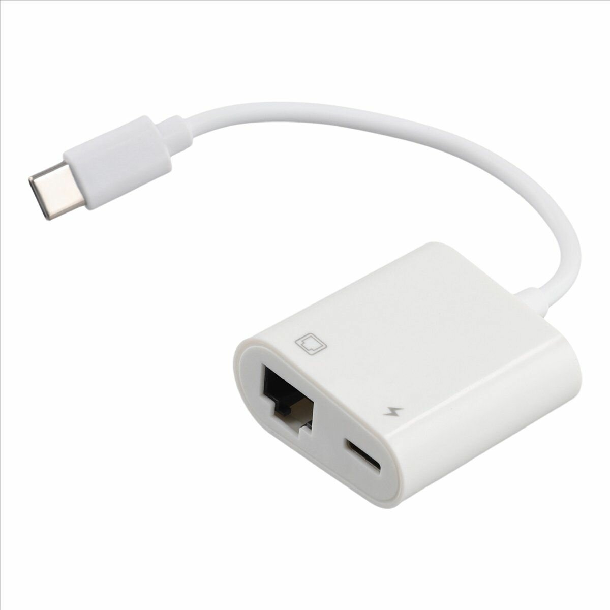 Адаптер Ethernet типа C OTG USB C на RJ45 Ethernet LAN Конвертер проводной сети 100 Мбит/с для планшета мобильного телефона типа C