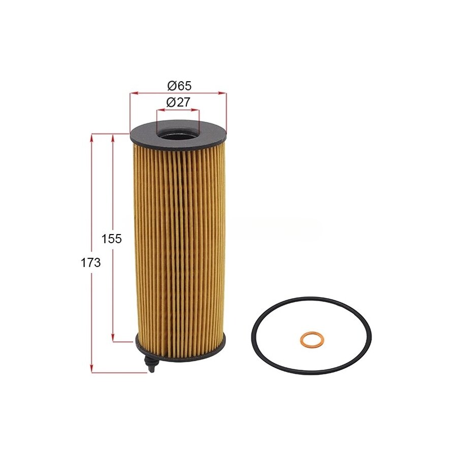 Фильтр масляный (картридж) BMW X1 E84 X3 E83 X5 E70 X6 E71 DIESEL, SAT ST-11427807177