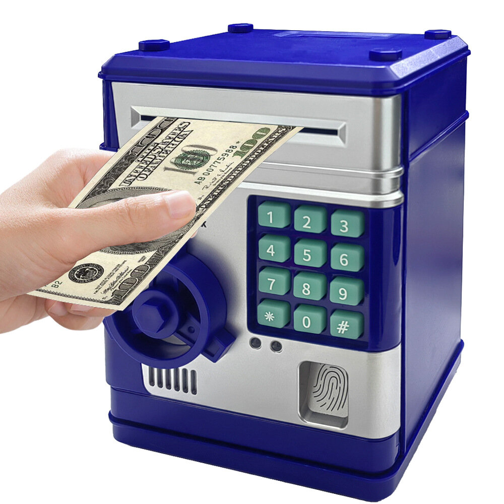 Горячая распродажа детской копилки для мальчиков 2024 года, новая модель для девочек, сейф-банкомат, креативная высококачественная копилка