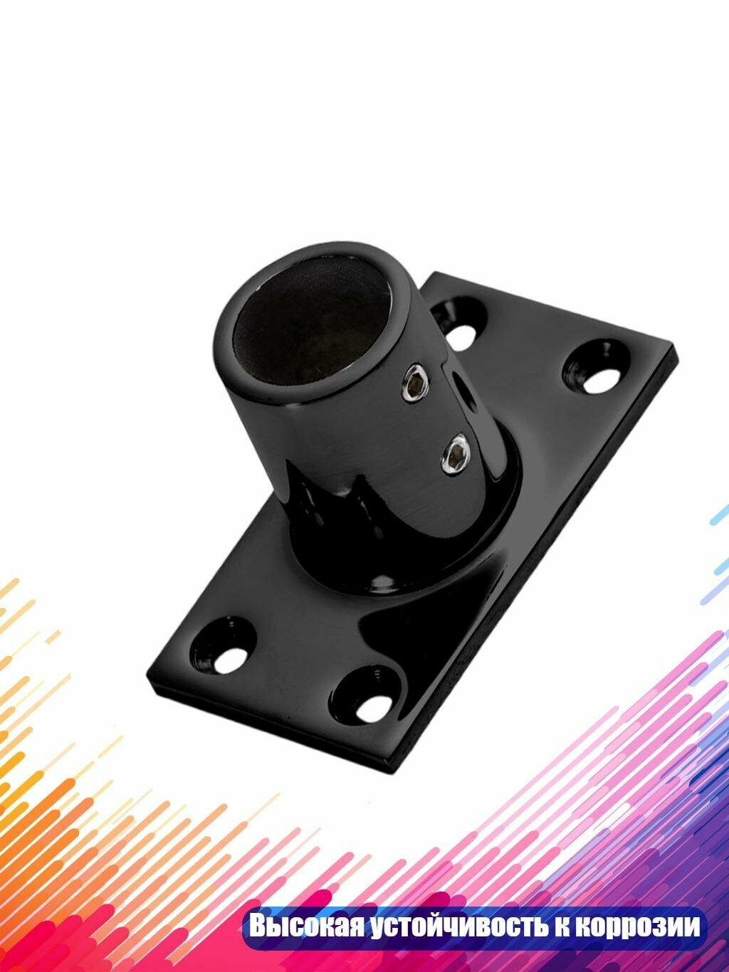 Кронштейн для крепления навеса из стального квадратного профиля, ванна квадратной формы на 90 градусов