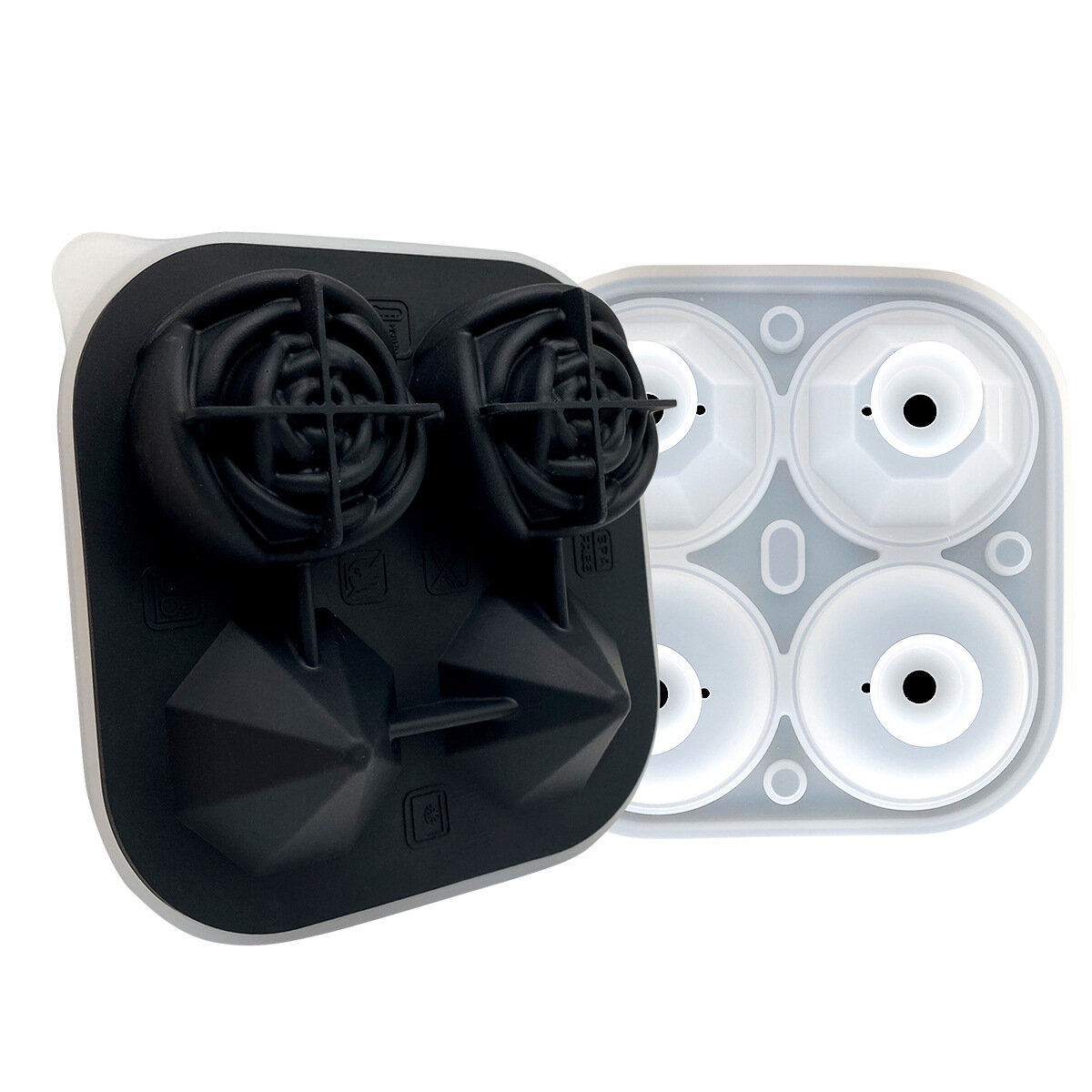 Силиконовая форма для льда, форма для кубиков льда, форма для ледяных шаров, ледяной контейнер, форма для мороженого в виде медведя, розы, цветка и маски для лица, кухонные принадлежности