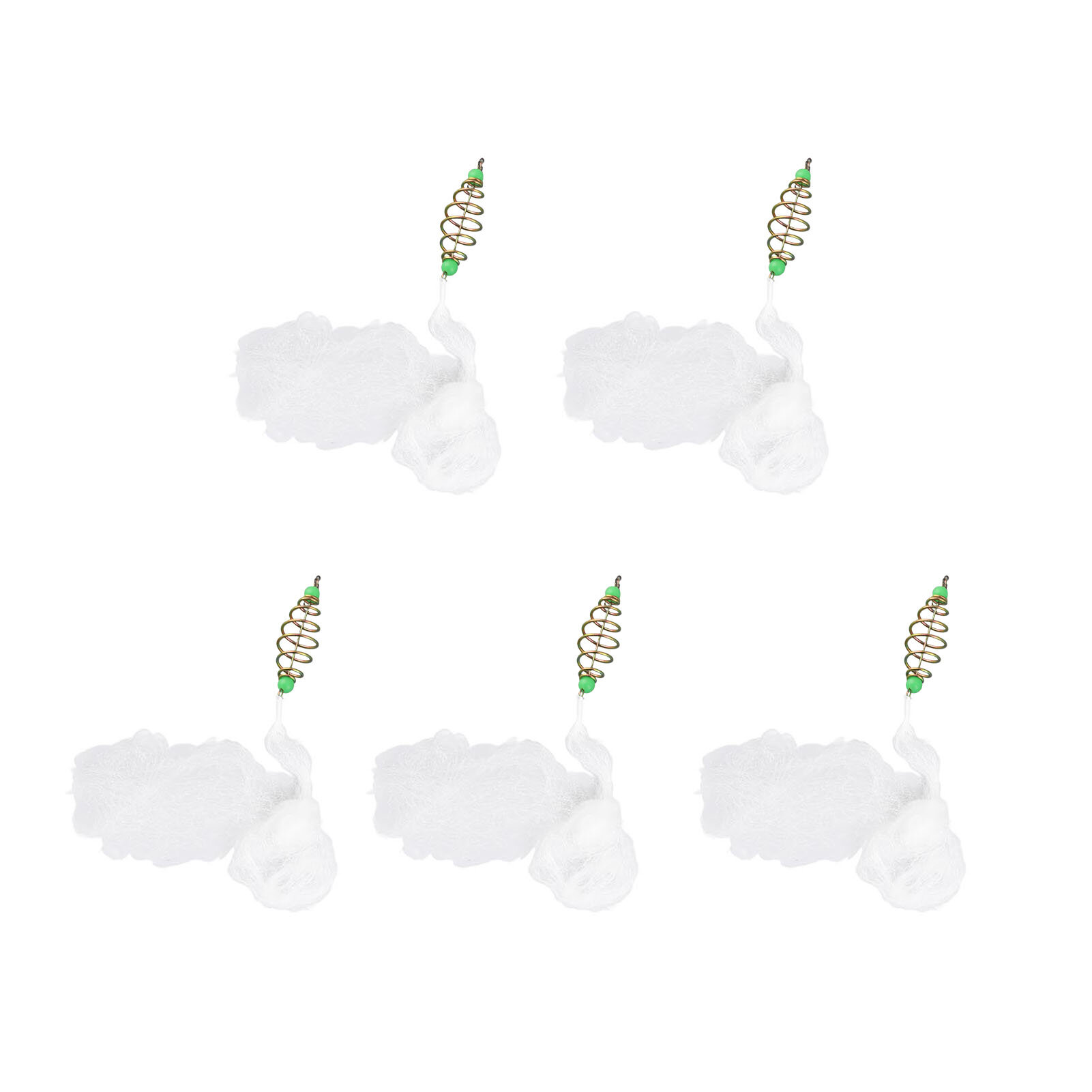 Кастинговая Сеть: 5 Нейлоновых Сетей с Размером Ячейки 2.5 см - Непрорывная для Соленой и Пресной Воды Набор для Рыбалки на Лодке, Реках и Озерах