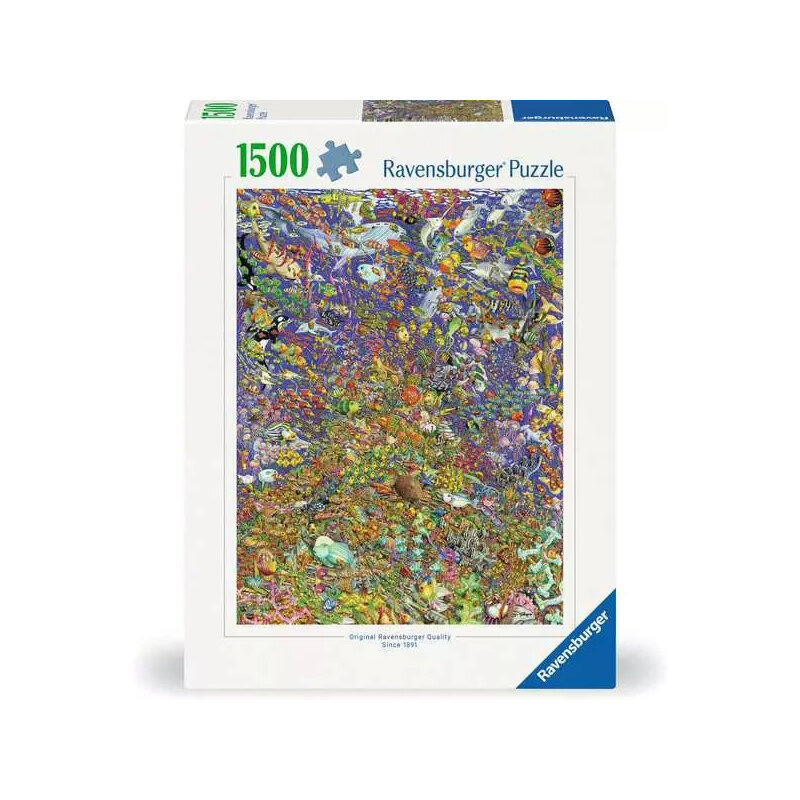 Пазл Ravensburger 1500 Отмель (Косяк рыб), арт.00436, классический