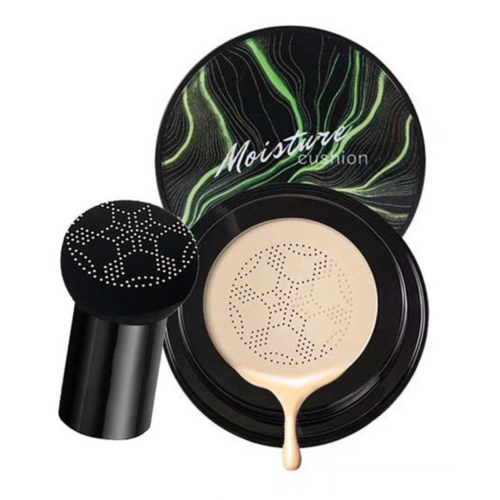 Xiangfuer Sunisa the same sunisa small mushroom head cushion bb cc mushroom cushion Ivorywhite