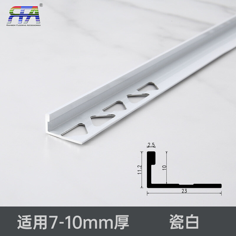 Алюминиевый уголок для плитки, кромка для деревянного пола, каменная кромка, угловая кромка, уплотнительная лента, плинтус