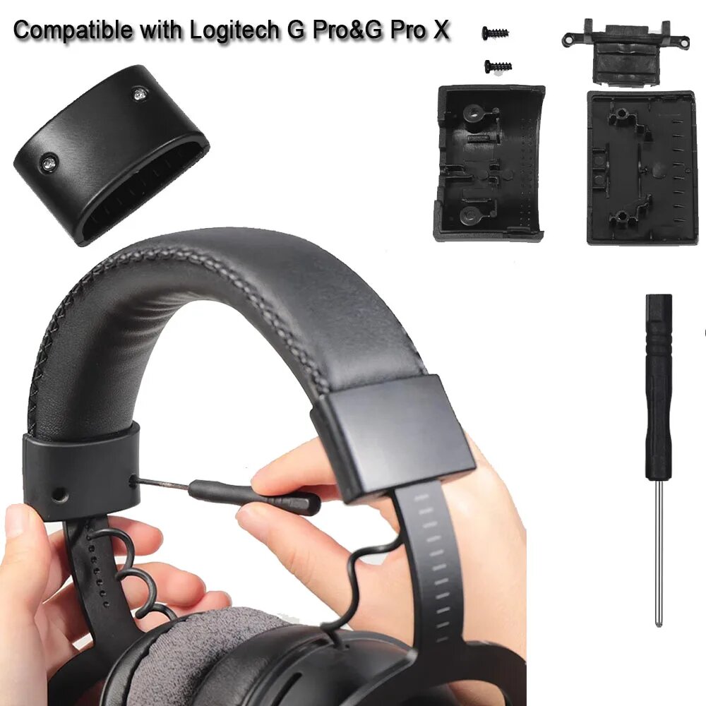 Амбушюры для Logitech G Pro X, Black Buckle 1PCS