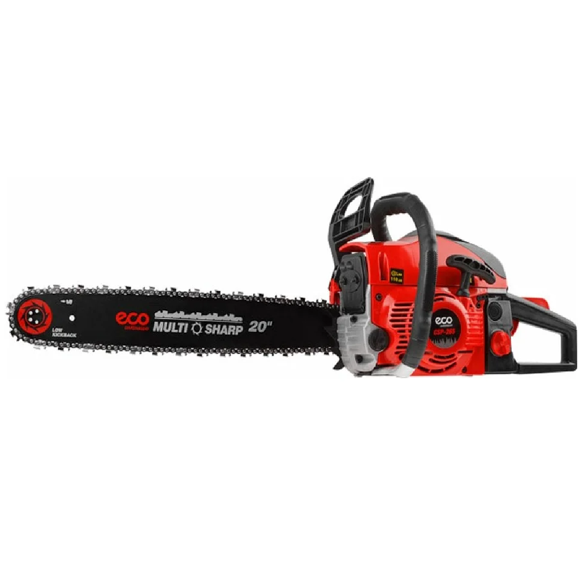 Пила цепная бензиновая ECO CSP-265, 50 см, 7500 об/мин, черный/красный