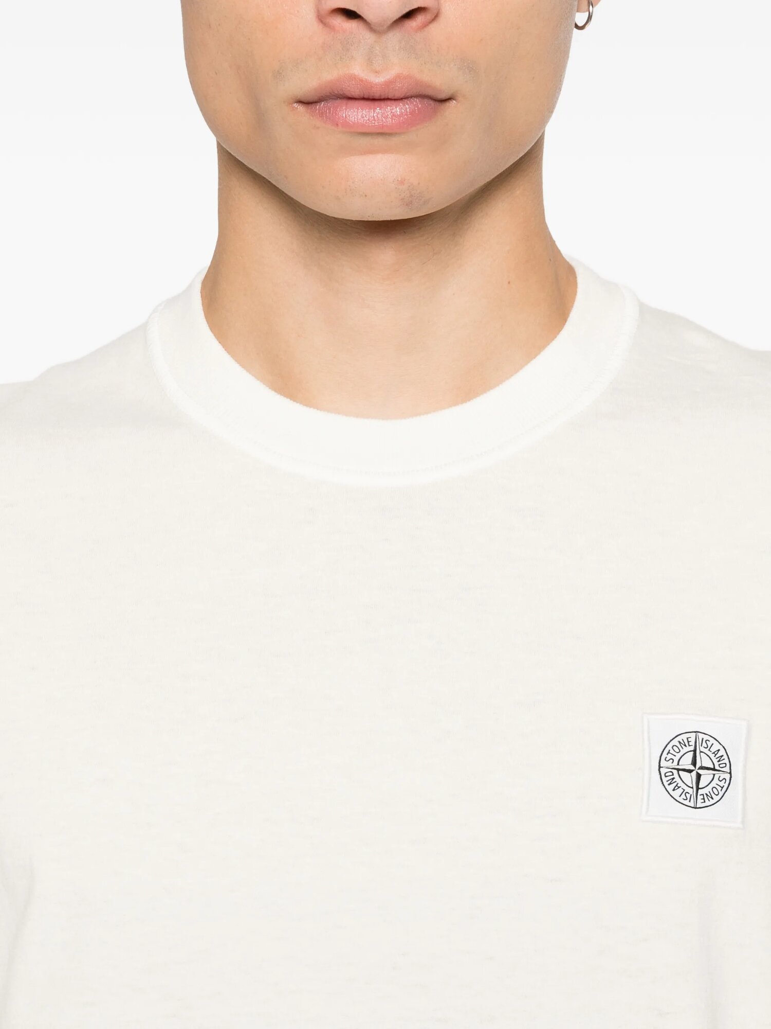 Футболка Stone Island, размер XL, бежевый — фото 1