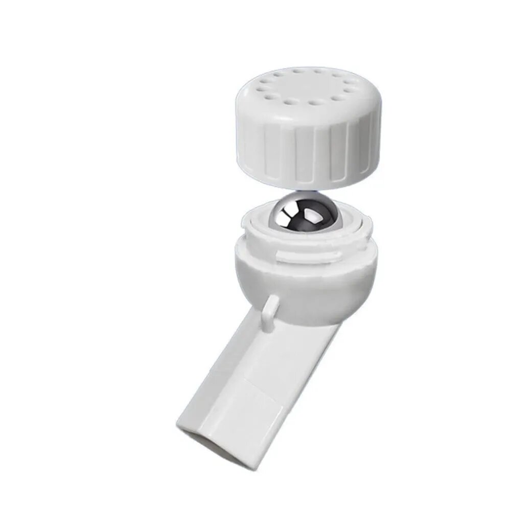 Тренажер для дыхания легких с тремя стальными шариками-белый