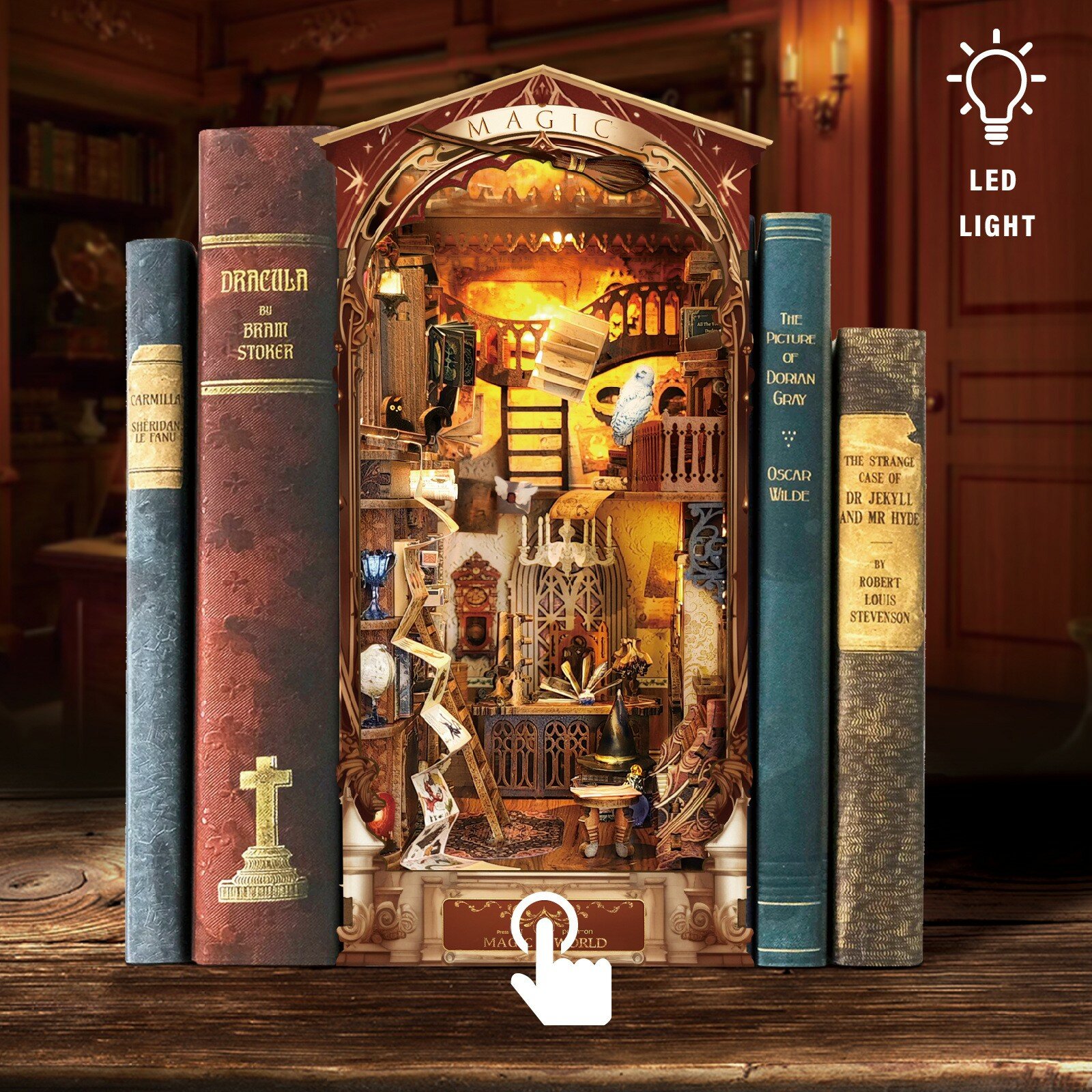 DIY домик Волшебный мир 3D объемная ручная сборка книги-модели игрушки для стола