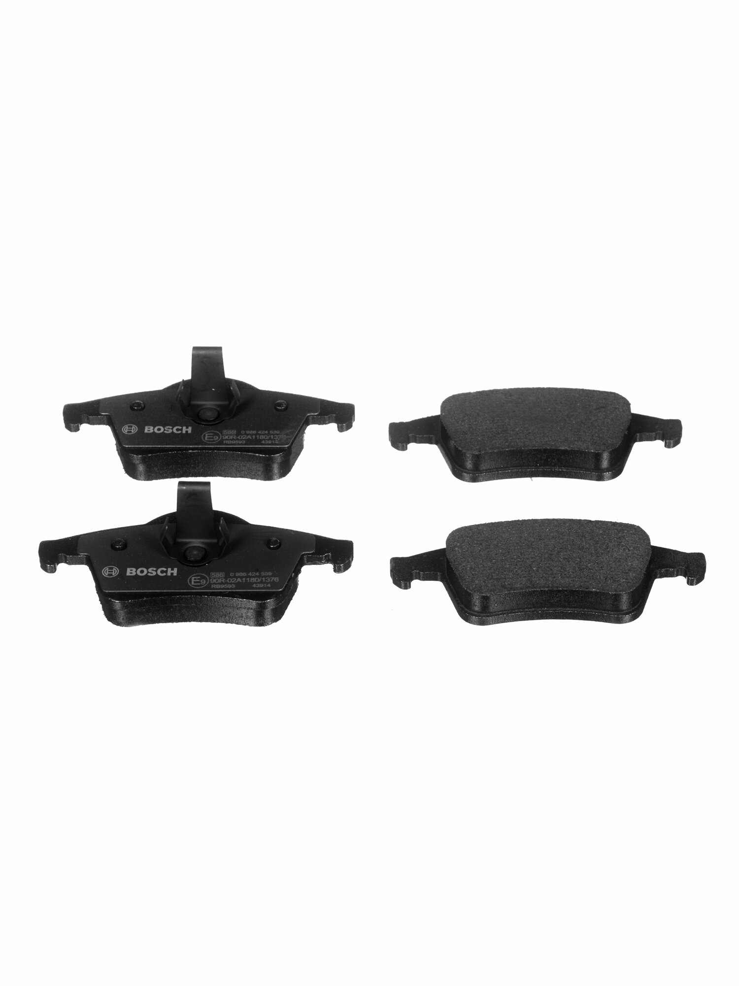 Колодки тормозные дисковые задние BOSCH (0 986 424 539)