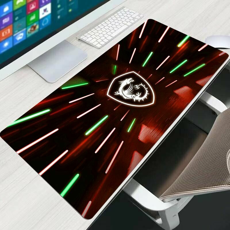 Коврик для мыши MSI "Speed + Control", серый/бронза, 400 x 900 x 2 мм
